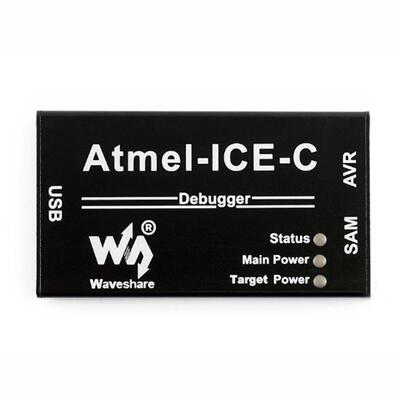 微雪 Atmel-ICE-C铝合金外壳 ATATMEL-ICE-PCBA AVR仿真器 烧录器