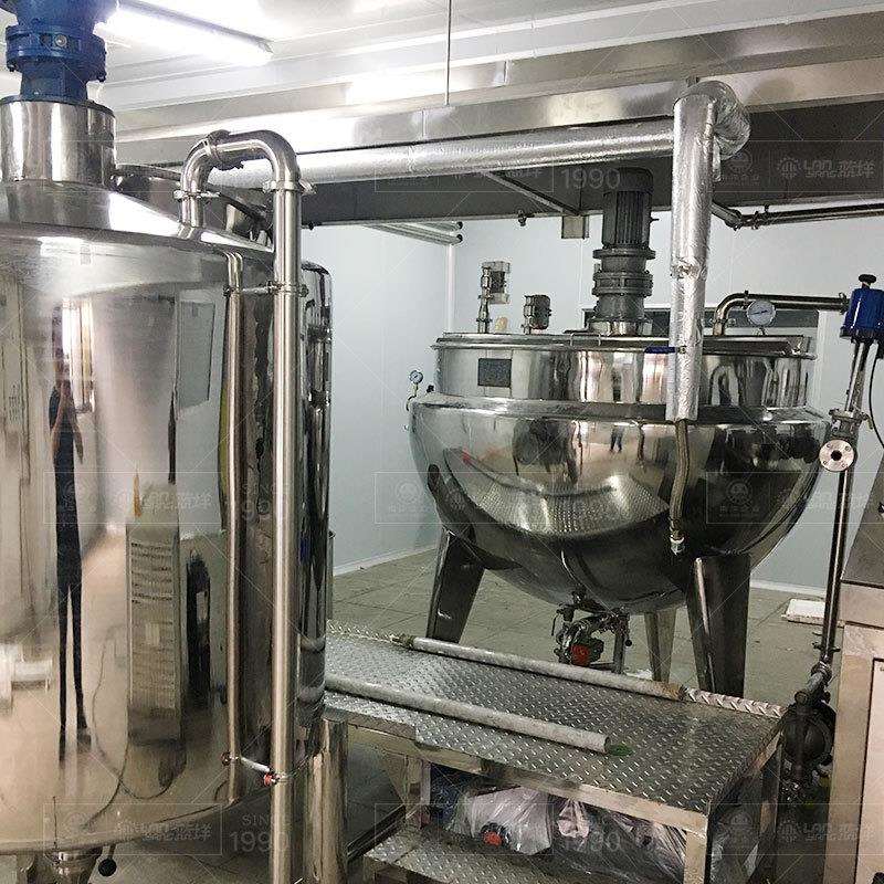 整套汤汁熬制生产设备 浓缩调味汁生产线 自动化食品加工夹层锅