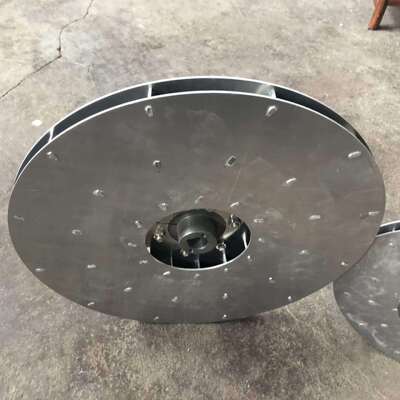 兆拓厂家直供 TDQ轴封抽风机专用叶轮 铝镁合金材质  启动速度快