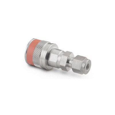 Swagelok世伟洛克(SS-QC8-B-810K2)快速接头管体1/2 in. 卡套橙