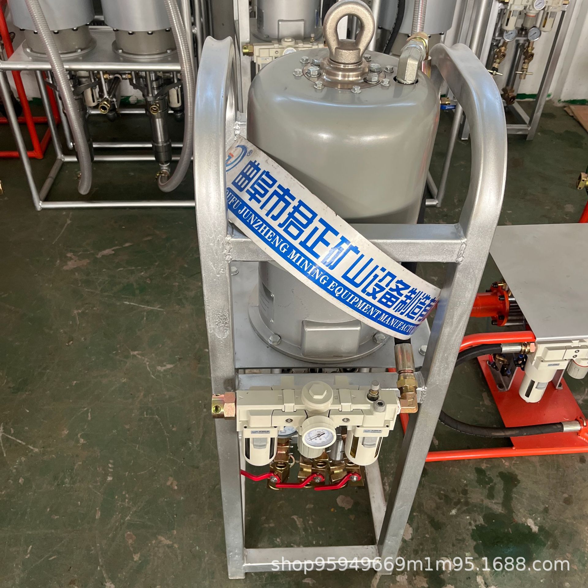 三缸双液气动注浆泵ZZQ-0.3/6 型聚氨酯化学材料煤矿用立式注浆机