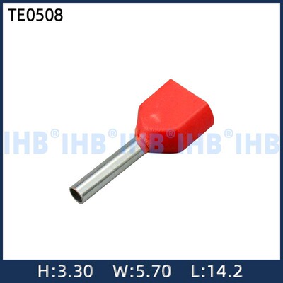 TE双线管型预绝缘接线端子