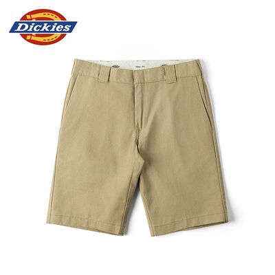 Dickies帝酷适25春夏新款宽版腰带环斜纹布材质工装短裤 男女情侣