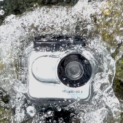 适合影石Insta360go3 3S潜水壳防水壳60米深度防水配件拇指运动相机影石360GO3S游泳下水深海潜水防护配件