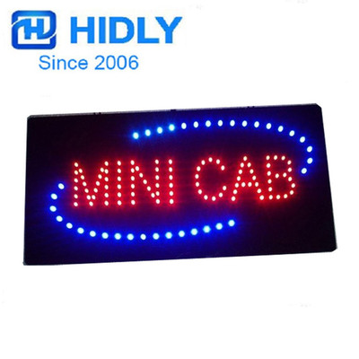 橱窗显示板制作MIN CAB 酒吧招牌生产LED发光字标识