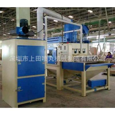 （上田喷砂机）厂家供应SHT-3510输送式自动喷砂机 五金喷砂机