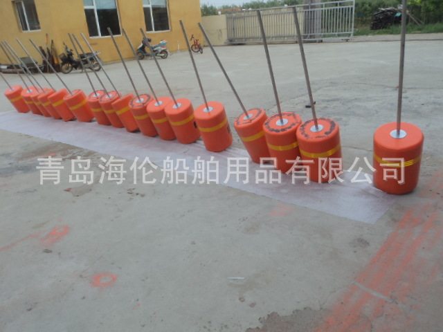 海洋警示用聚氨酯实心泡沫填充浮球 航道助航浮标 航标灯防撞设施