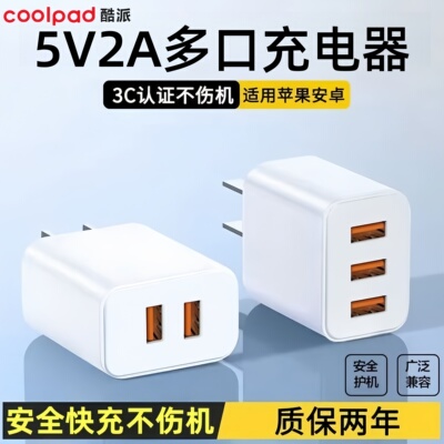 5V2A多口充电器30W闪充插头45W头