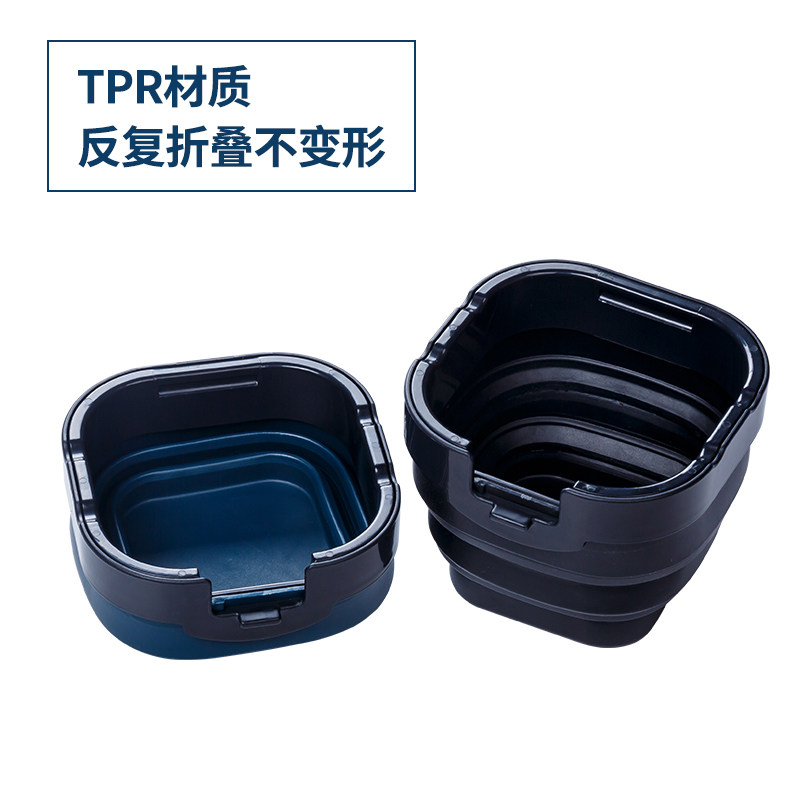 秀普一体式美术便携水桶颜料盒折叠式洗笔桶水彩保湿分装盒调色盒