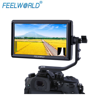 FEELWORLD5.5''单反微单摄影监视器S55HDMI4K输入环出8.4V输出