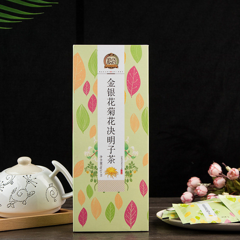 粮药金银花菊花决明子茶成人办公室代用茶花草茶养生茶袋泡茶便携