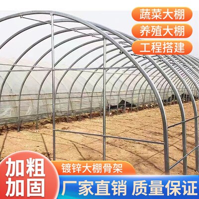 全套大棚钢管骨架育苗种植养鸡鸭鹅猪圈牛舍水产养殖棚保温防老化
