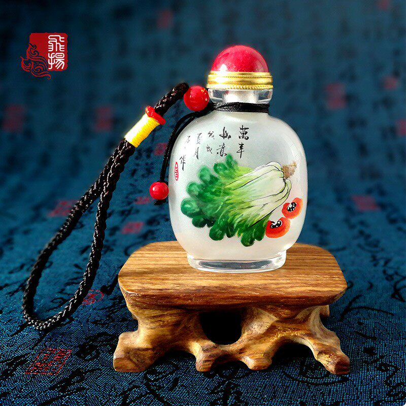 内画鼻烟壶 纯手工创意中国特色工艺品礼品摆件送礼