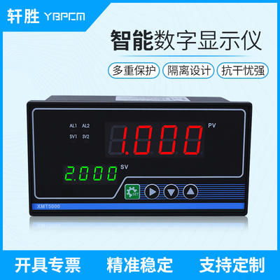 XMT5000智能数字远传显示仪 4-20mA PID数显压力控制器 调节仪
