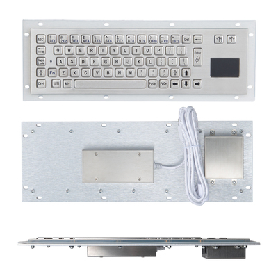 XP602金属键盘 工业键盘 不锈钢键盘 金属PC键盘  触摸板防爆键盘