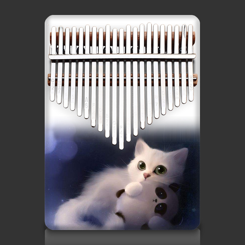 21音彩色拇指琴卡林巴琴手指钢琴网红乐器简单易学礼物kalimba