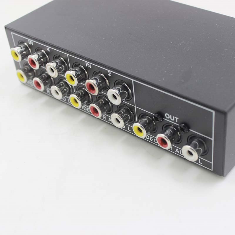 捷迈AV41/SB-S41VA 音视频切换器 四进一出 AV切换器/转换器