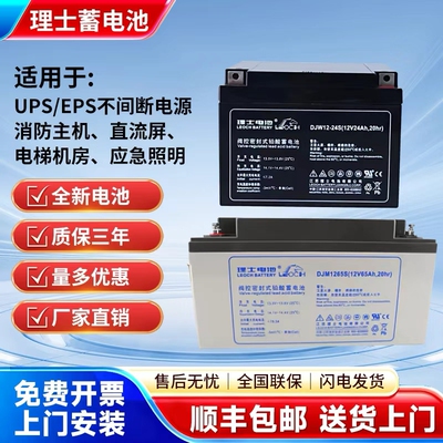 理士蓄电池DJM12100S12V24AH65AH40A38A33A20A12A9A7AH 直流屏UPS