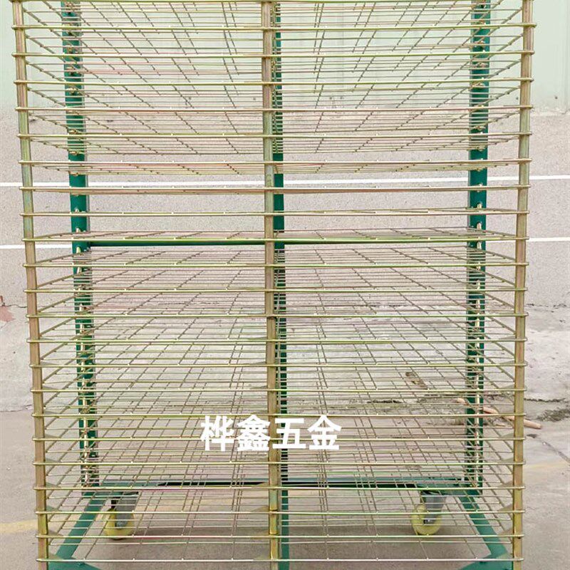 50层周转车千层架25层印刷干燥架不锈钢晾干架折叠网格货架置物架