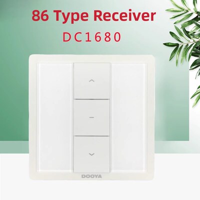 Dooya220V控制开关Dc1680电动卷帘卷帘投影屏管电机86型