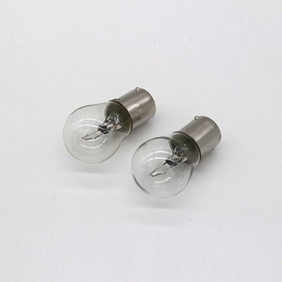 汽车倒车灯泡刹车灯泡转向灯泡转弯灯后雾灯单丝平角单尾12V P21W