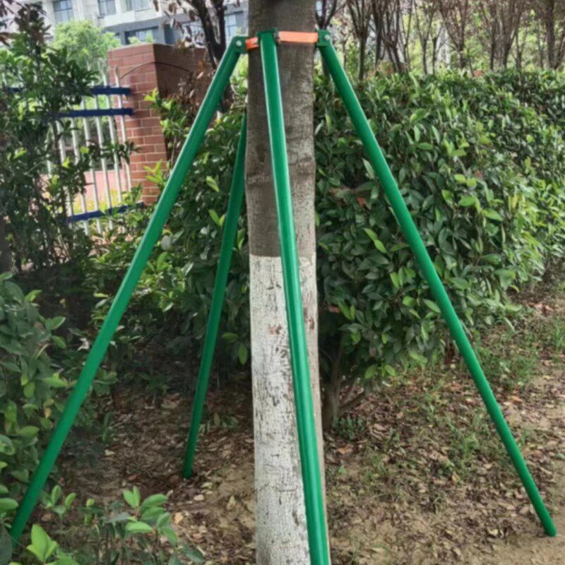 树木固定器防风大树支撑杆绿化苗木镀锌树撑护树架支撑固定器园林