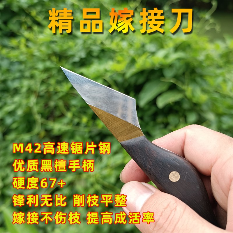 盆景金弹子芽接刀M42高速锯片钢嫁接刀硬度67+园林园艺嫁接工具