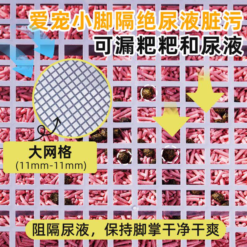 兔子厕所荷兰猪龙猫侏儒兔兔专用厕所大号宠物防掀屎尿盆便盆用品
