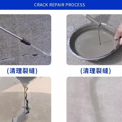 混凝土路面裂缝修补剂水泥地面免开槽高强无痕修覆快速交工修覆料
