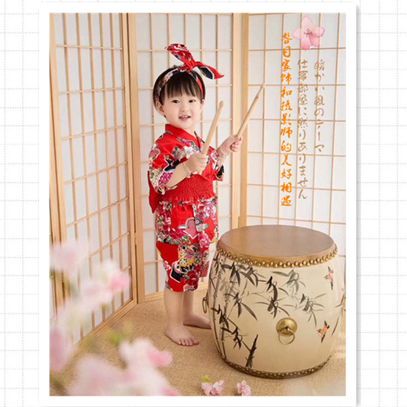 厂价实木纯手工彩绘腰鼓花鼓牛皮鼓乐器豉演出鼓儿童鼓鼓凳鼓架