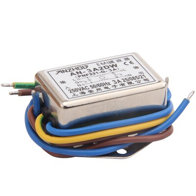 ANZHOU安州 EMI滤波器 AN-3A2DW 250V 3A电源滤波器PNF221-G-3A