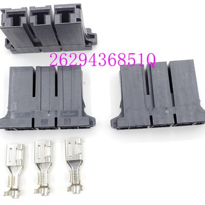 AMP TE D-5 X 1-179958-3 3孔连接器 可直接拍 住友加热圈3孔接头