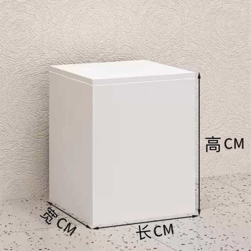 木质方形展示台橱窗展示台地台工艺品方形高低展台架柜模特底座