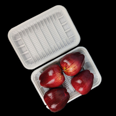 2316白色超市托盘一次性生鲜托盘塑料烤鸭盘烧烤熟食蔬菜水果托盘
