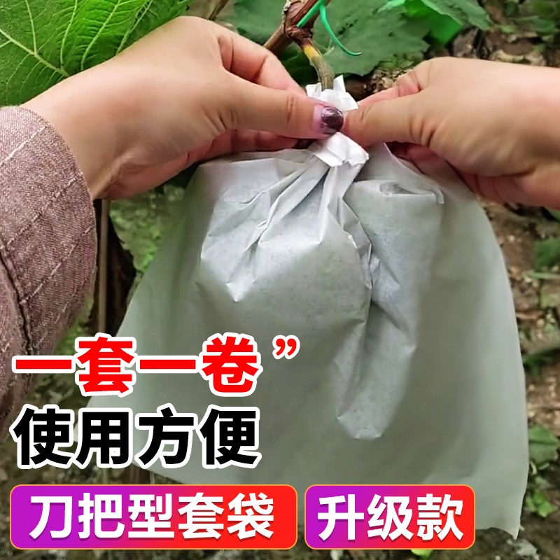 葡萄专用套袋葡萄保护袋子果袋纸袋侧开门水果套袋包葡萄防虫防鸟