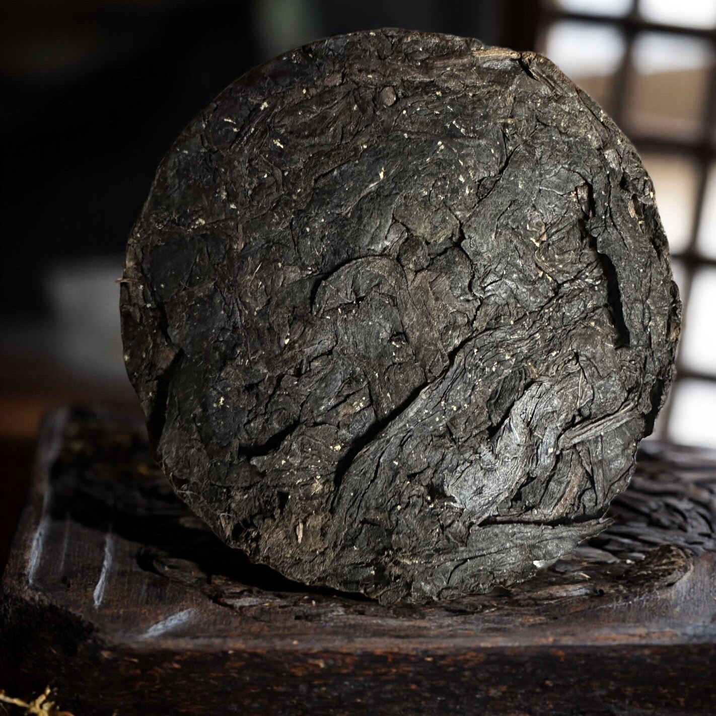 (500g金花黑茶小金币)正宗蛮掌柜安化金花黑茶一颗一泡药香茯茶