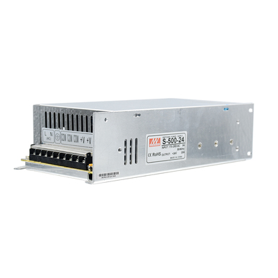 明纬S-500W/600W-12V40A工业控制大功率可调直流开关电源24V20A