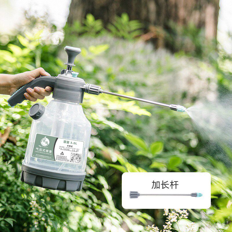 加厚气压式喷水壶浇水壶园艺家用浇花透明大容量消毒耐高温洒水壶