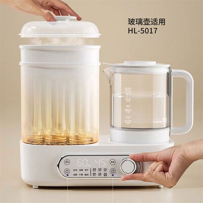 适用小白熊恒温调奶器婴儿恒温壶冲奶器0856II玻璃壶5017配件1.3L