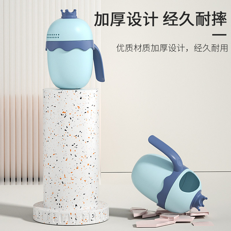 宝宝洗澡水瓢勺水瓢塑料婴儿洗头杯儿童舀水勺皇冠洗发杯加厚