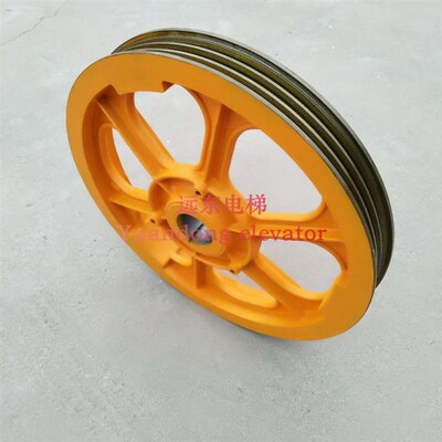 电梯配件曳引轮曳引机轮720/595/750/660适用西子奥的斯13vtr主机