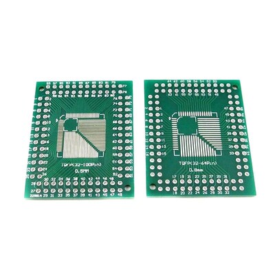 FQFP TQFP 32 44 64 80 100 LQFP贴片 直插 0.5/0.8mm 转接板