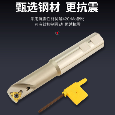 HSMT螺纹铣刀杆加工中心T型螺纹刀杆SMT数控内冷切槽单刃挑牙刀