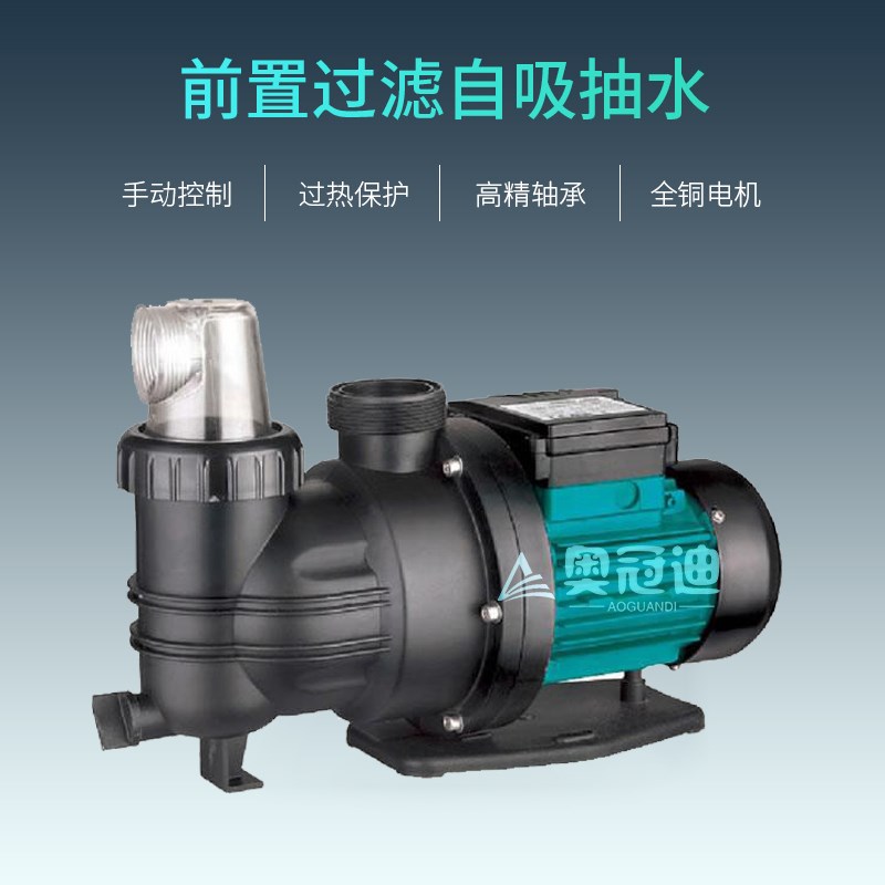 【奥冠迪】利欧XKP-E-2泳池泵游泳过滤循环吸污水泵塑料泵AP系列