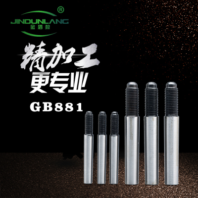 GB881螺尾锥销1:50外螺纹锥销m18100m22100m30280m40250