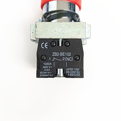 蘑菇头急停钮按钮开关ZB2/XB2-BS542/545C旋转复位电梯按钮BE102