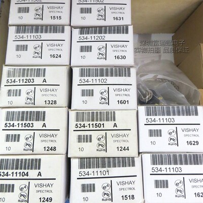 534-1103 10K 100欧100K精密多圈 电位器进口英国Vishay spectrol