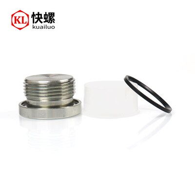 镀锌内六角堵头ED密封圈法兰面管堵螺塞G1/4G3/8G1/2G3/4M8M10M12