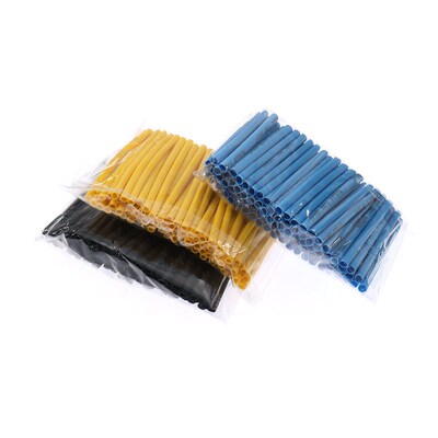彩色热缩管绝缘套管127/164/328/530PCS电工家用接数据线通用套管