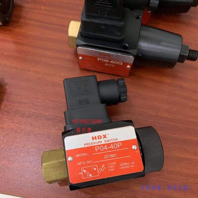 P04-40P 台湾HDX压力继电器开关  P06-60G